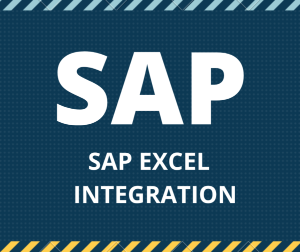 Sap Excel Integration Tutorial